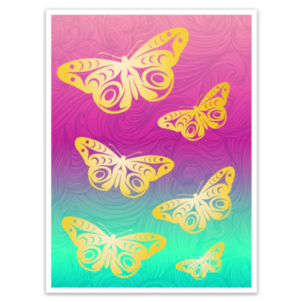 Butterflies by Ovila Mailhot (Nlaka'pamux / Stó:lō) | Salish Style